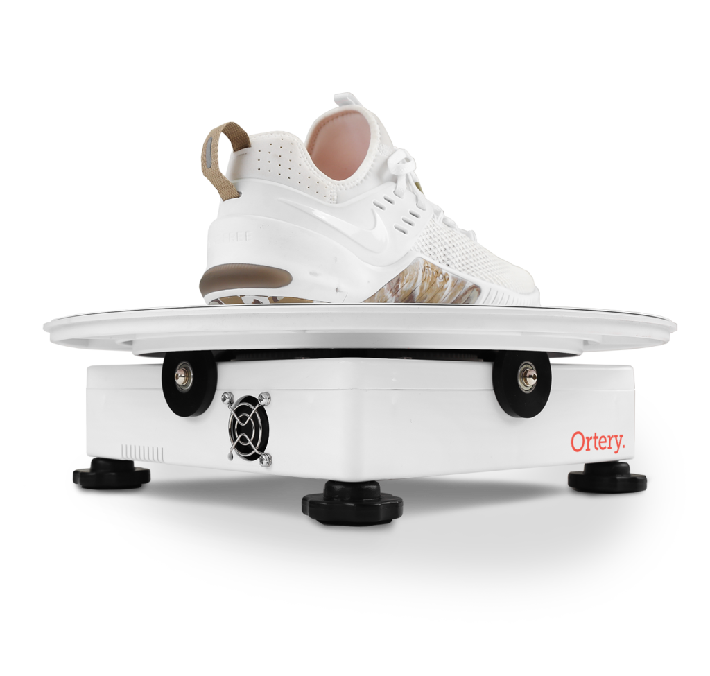 Ortery 360 Photography Turntable used in Apple modeling API