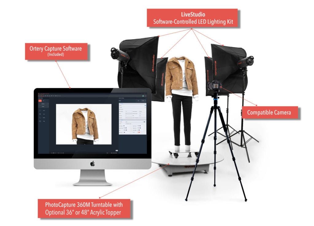 360 Product Photography Turntables | Software Controlled Systems